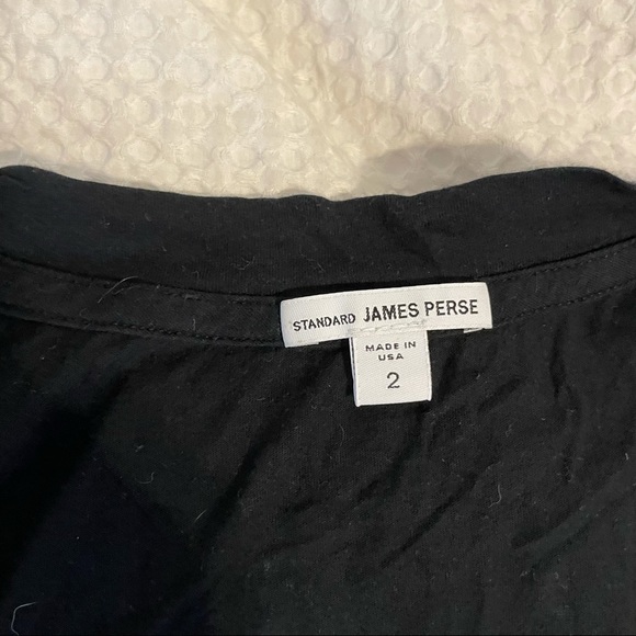 James Perse | Tops | James Perse Logo Long Sleeve | Poshmark
